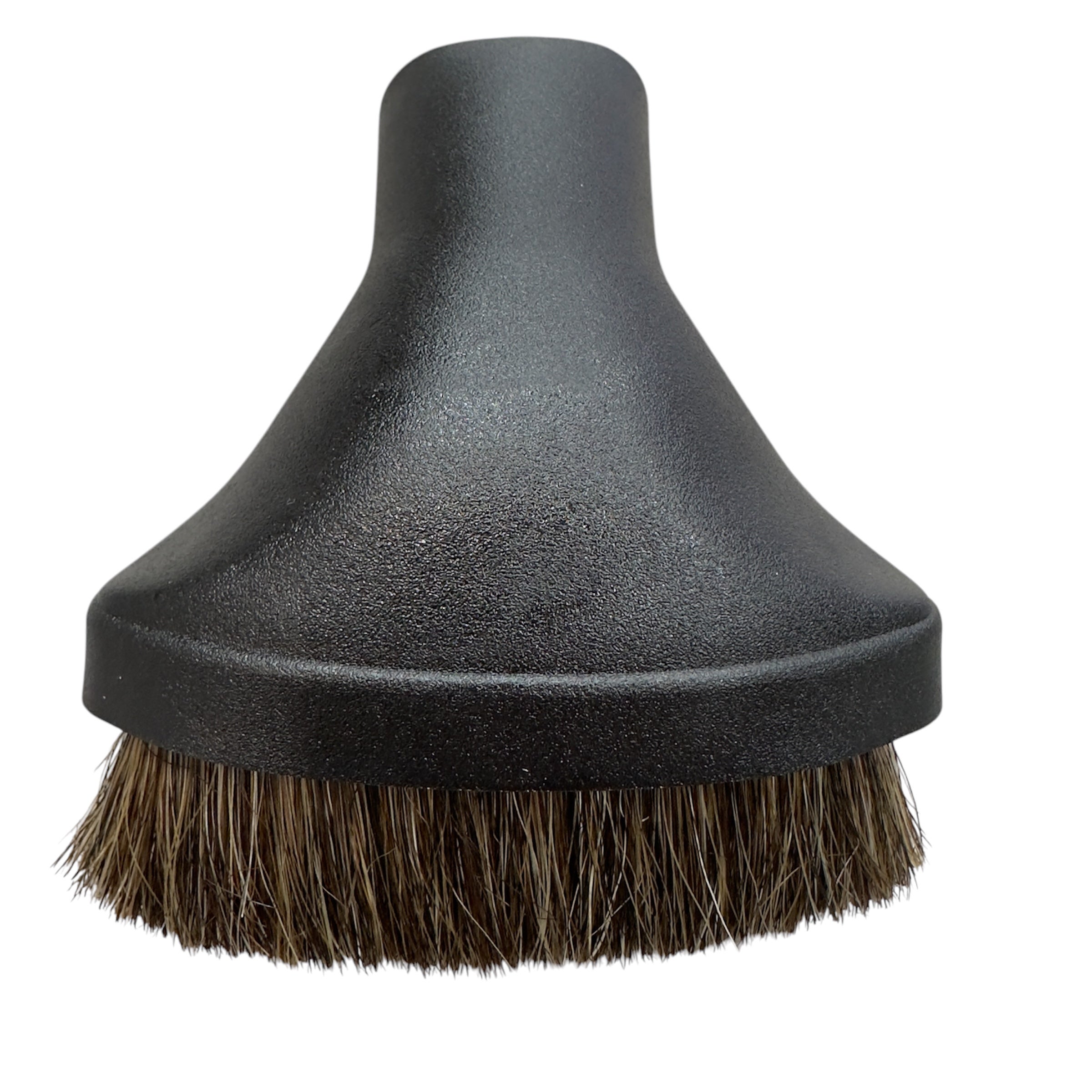 Oval Dusting Dust Brush 1.25" Premium Horsehair Black | Saniway Vacuum ...